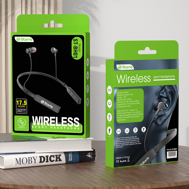 هندزفری بلوتوثی استوریا مدل ST-BH02 - فروشگاه ویس پلاس د ویس پلاس